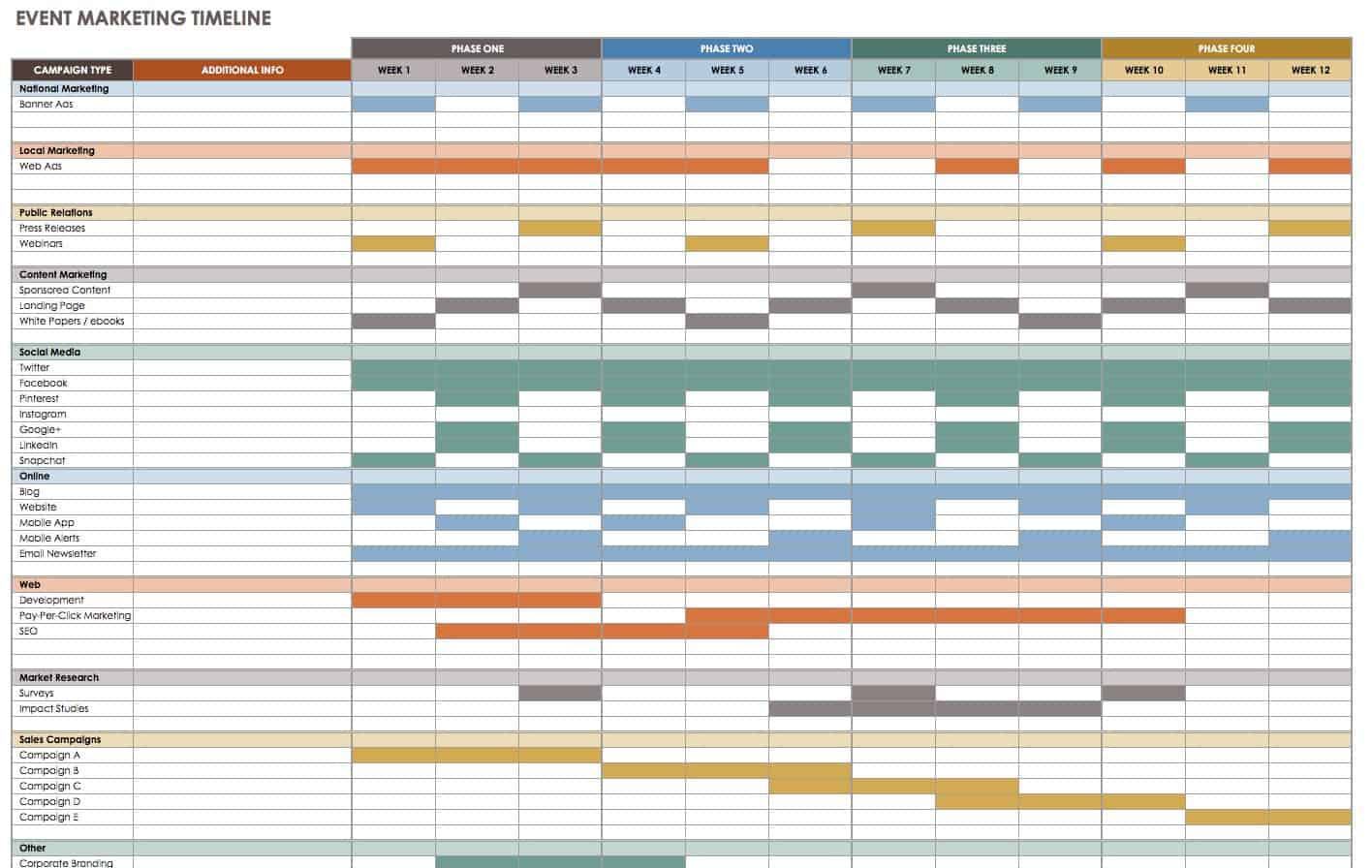 Conference Planning Template Excel Calendar For Planning