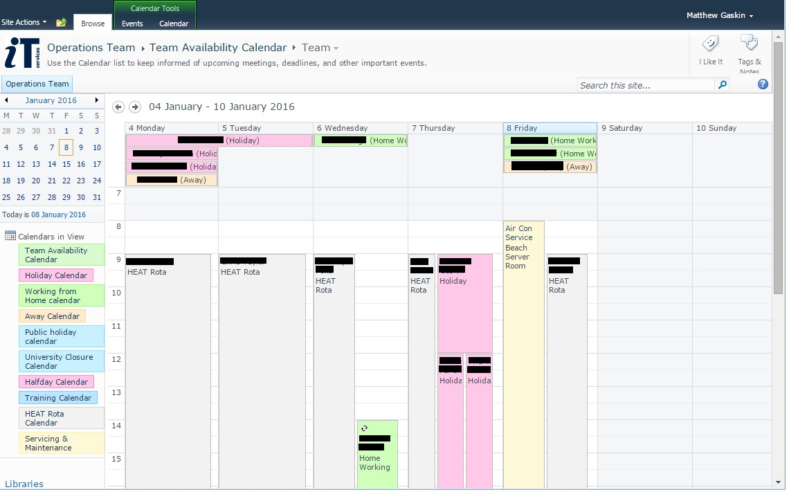 Sharepoint Calendar Overlay Customize And Print How To Create In Online 