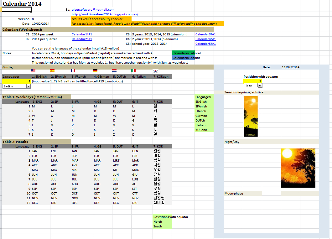 Vba Control Calendar In Excel Fully Dynamic Calendar In Ms Excel Www