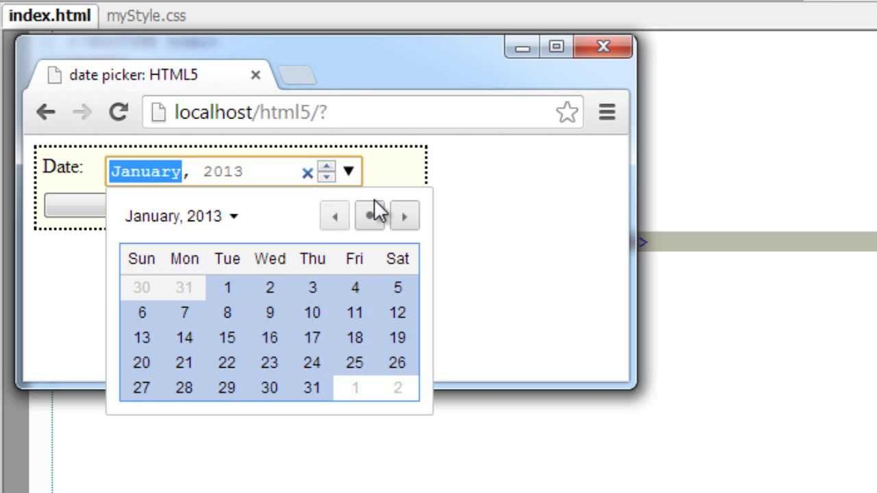 Php Calendar Date Picker Calendar For Planning